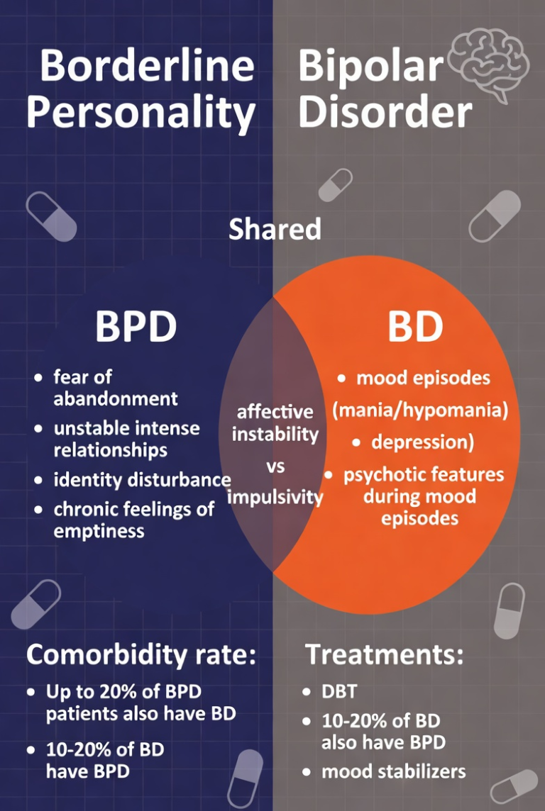 Is Borderline Personality Disorder the Same as Bipolar? Differences ...